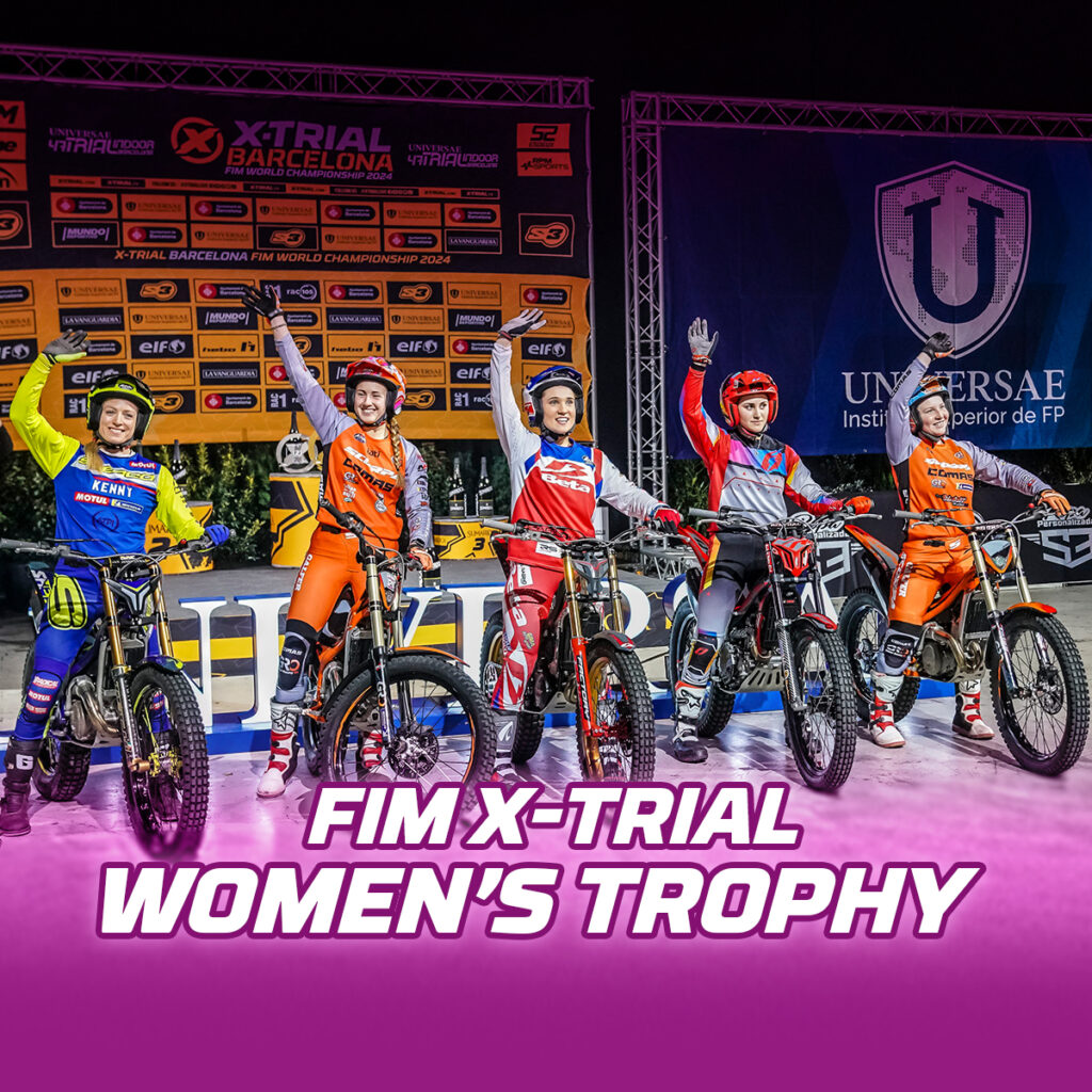 Barcelona verá el arranque del primer Trofeo FIM de X-Trial femenino en 2025 - Trial Indoor ...